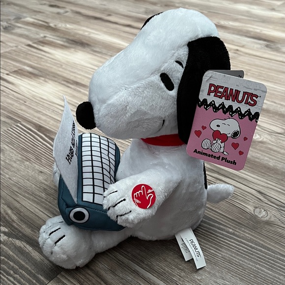 Peanuts | Holiday | Snoopy Peanuts Typewriter Musical Plush Animated ...